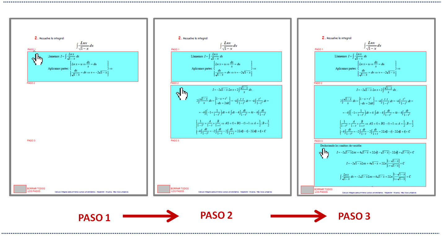 Sección: Ejercicios interactivos | Cálculo Integral para primeros ...